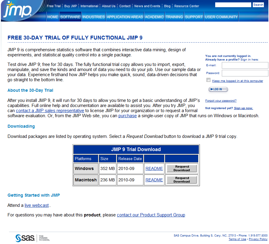 John Sall sets JMP 9 free to tango with R – DECISION STATS